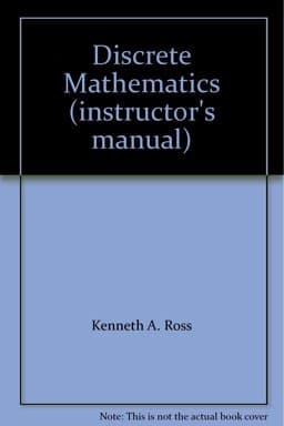Discrete Mathematics (instructor's manual) by Author: 9780132154352 | Bookstores.com