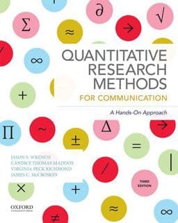 Quantitative Research Methods for Communication by Virginia Peck Richmond: 9780190456405 ...